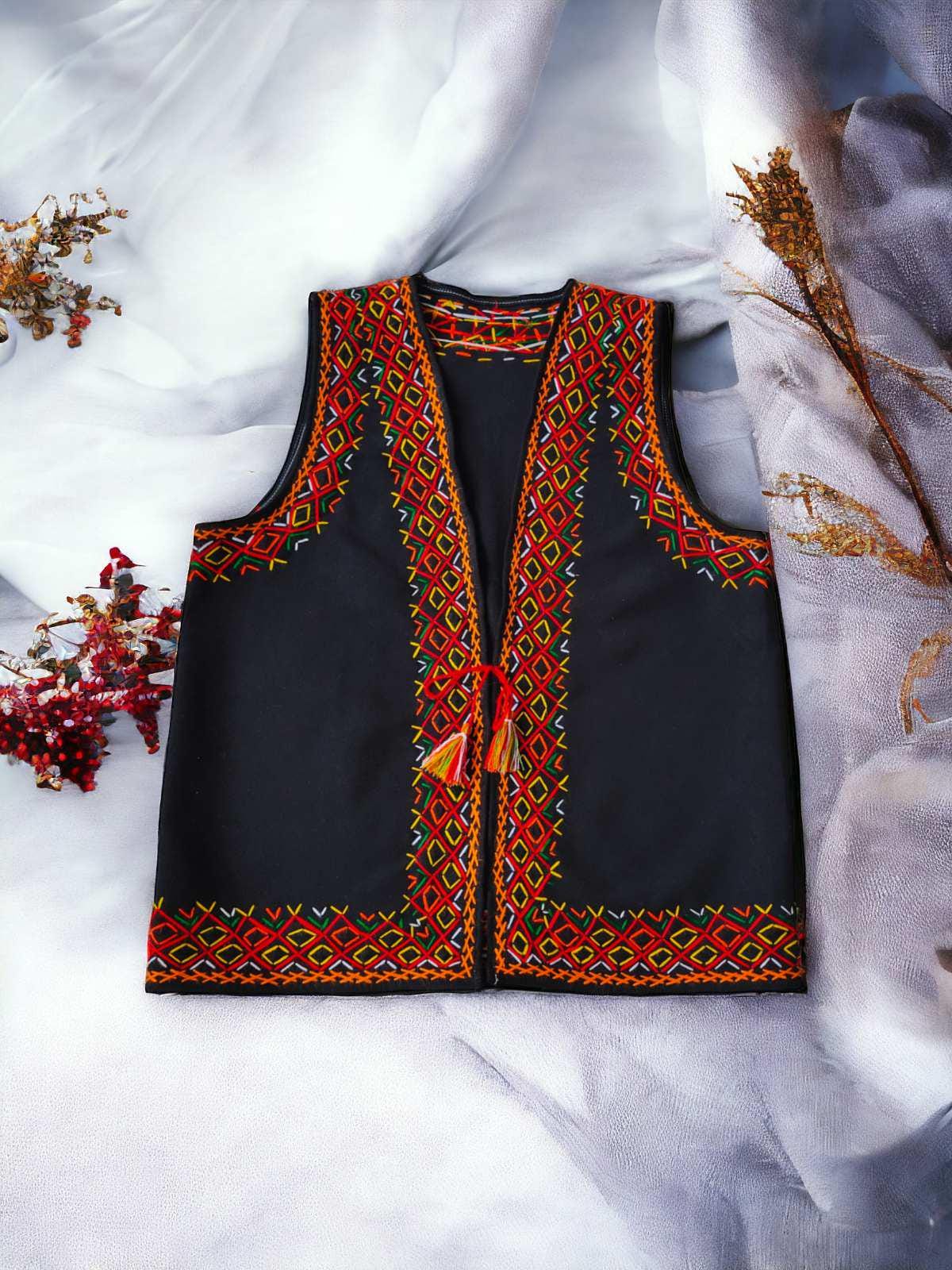Handmade Hutsul Kiptar – Authentic Ukrainian Vest With Colorful ...