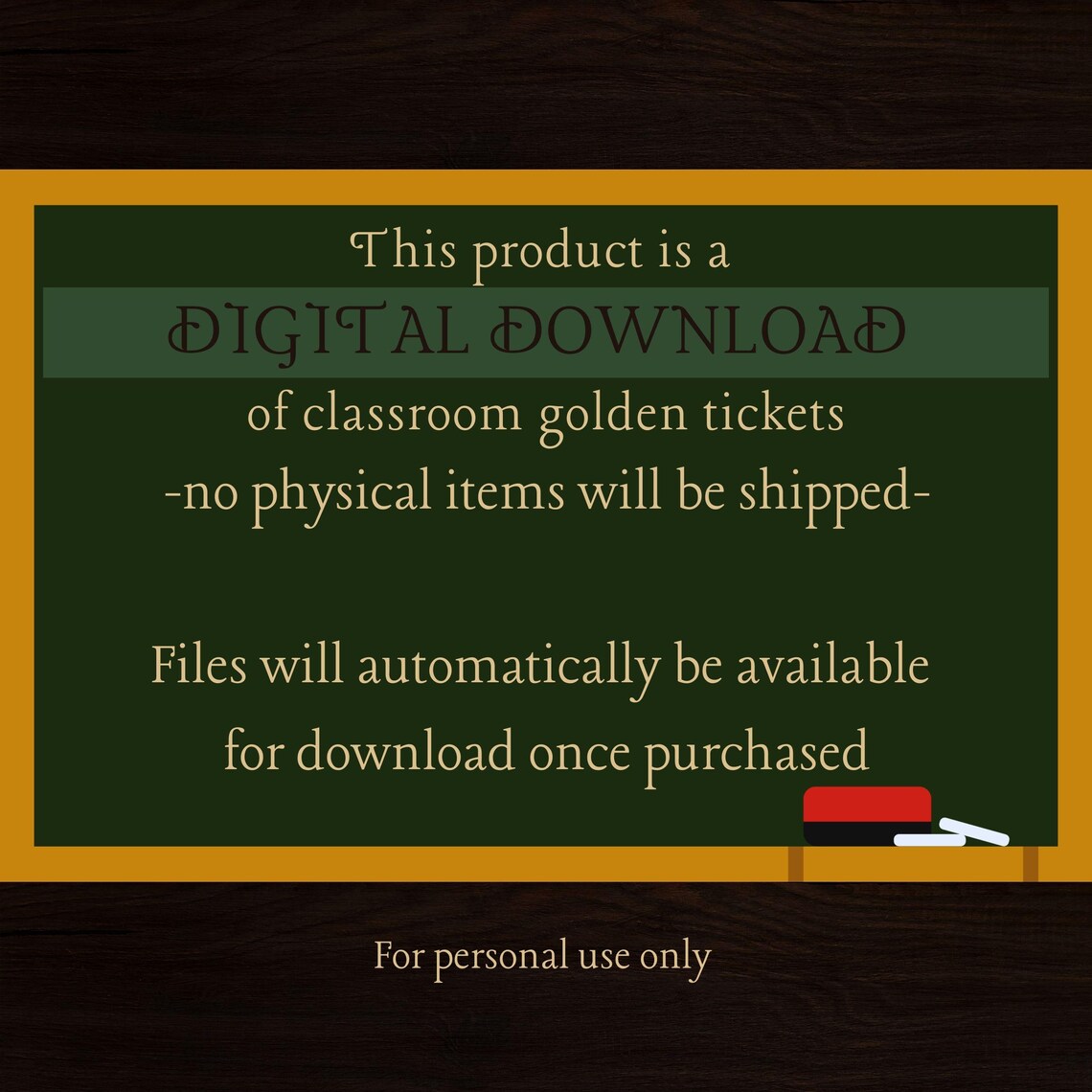 Classroom Golden Tickets, Teacher Class Reward System, Instant Download ...