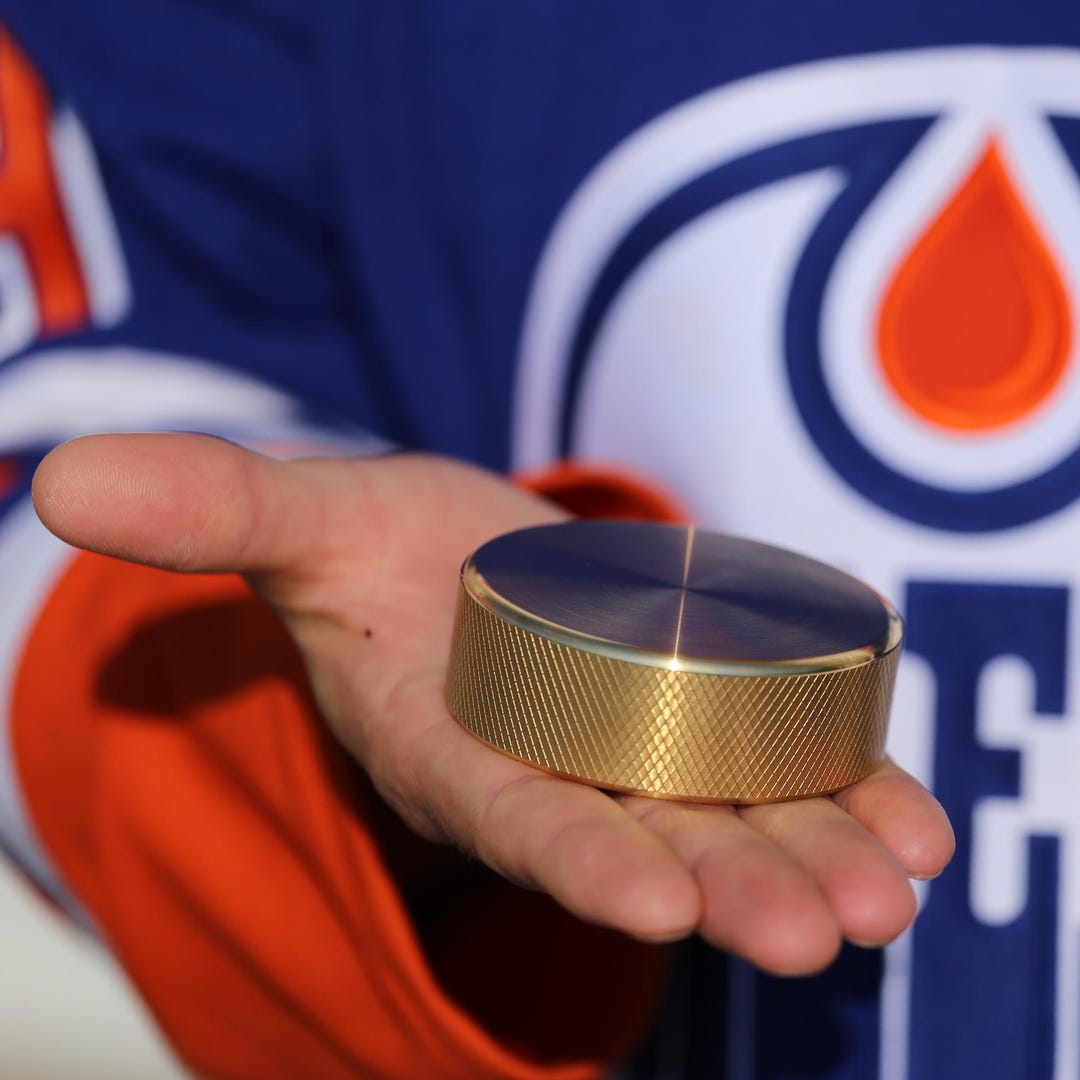 Bronze Custom Hockey Puck Personalized Gift Hockey Puck Customized ...