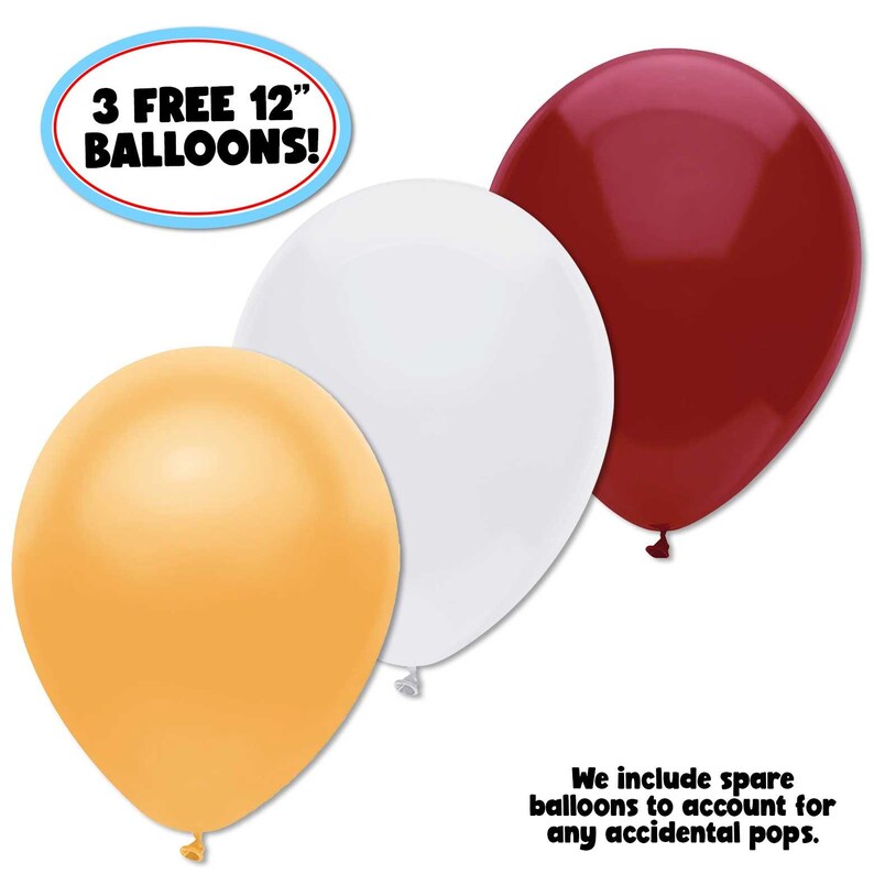 Washington Commanders Birthday Balloon Kit: NFL Football Party Decor - Etsy