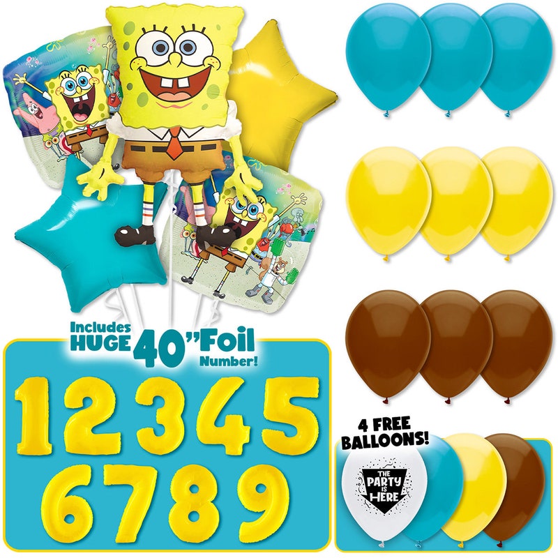 Spongebob Squarepants Balloon - Etsy