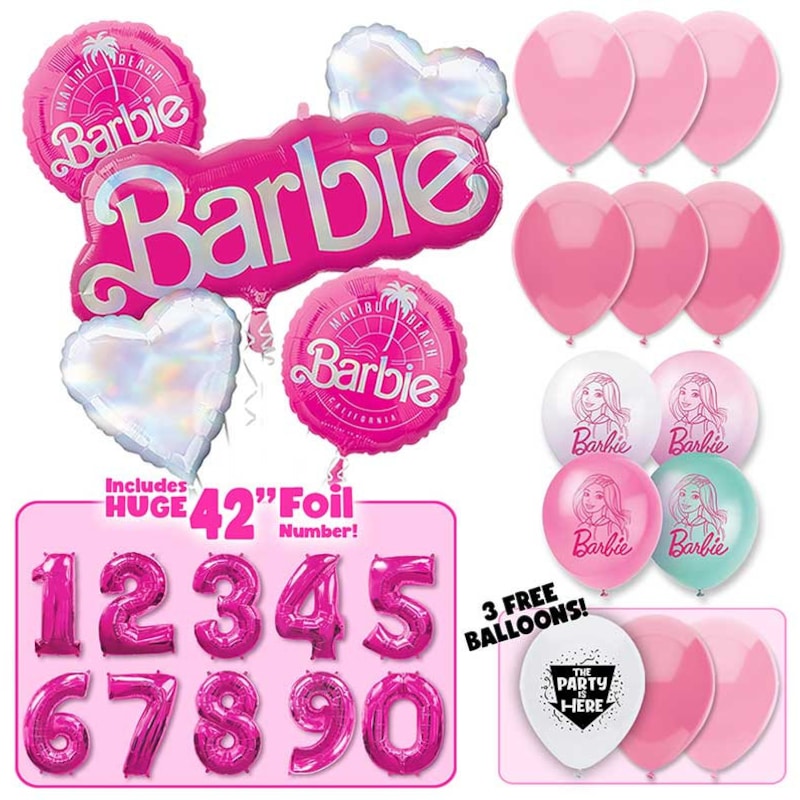 Barbie Balloon Bouquet - Etsy