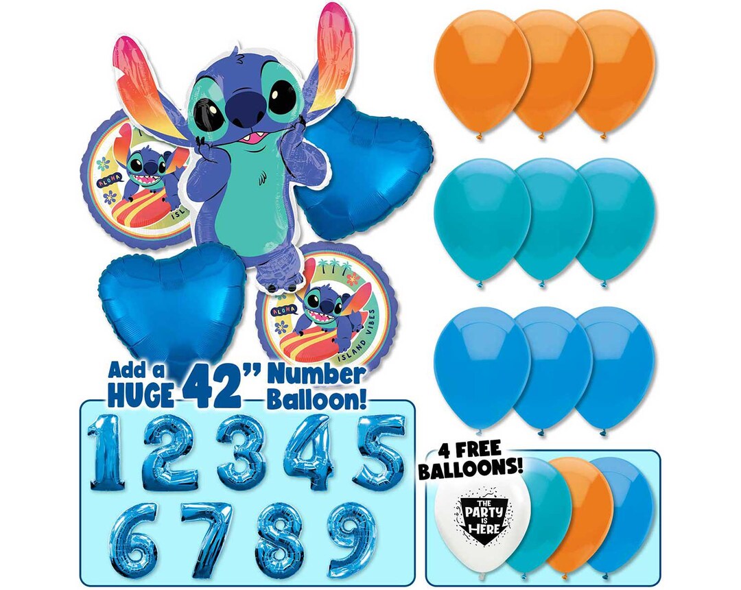 Lilo & Stitch Balloon Kit - Stitch's Tropical Adventure Party - Etsy