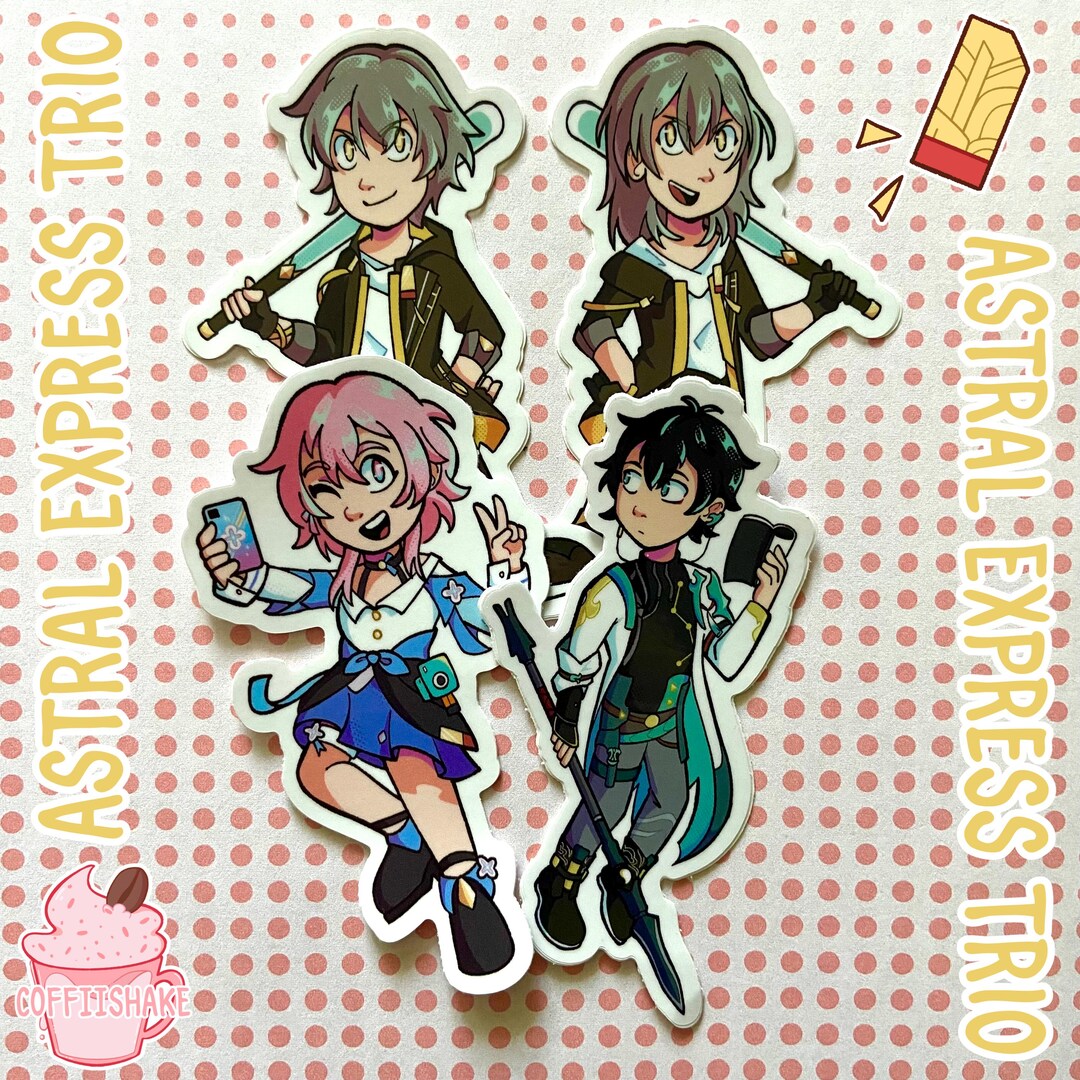 Honkai Star Rail // Astral Express Trio Stickers - Etsy