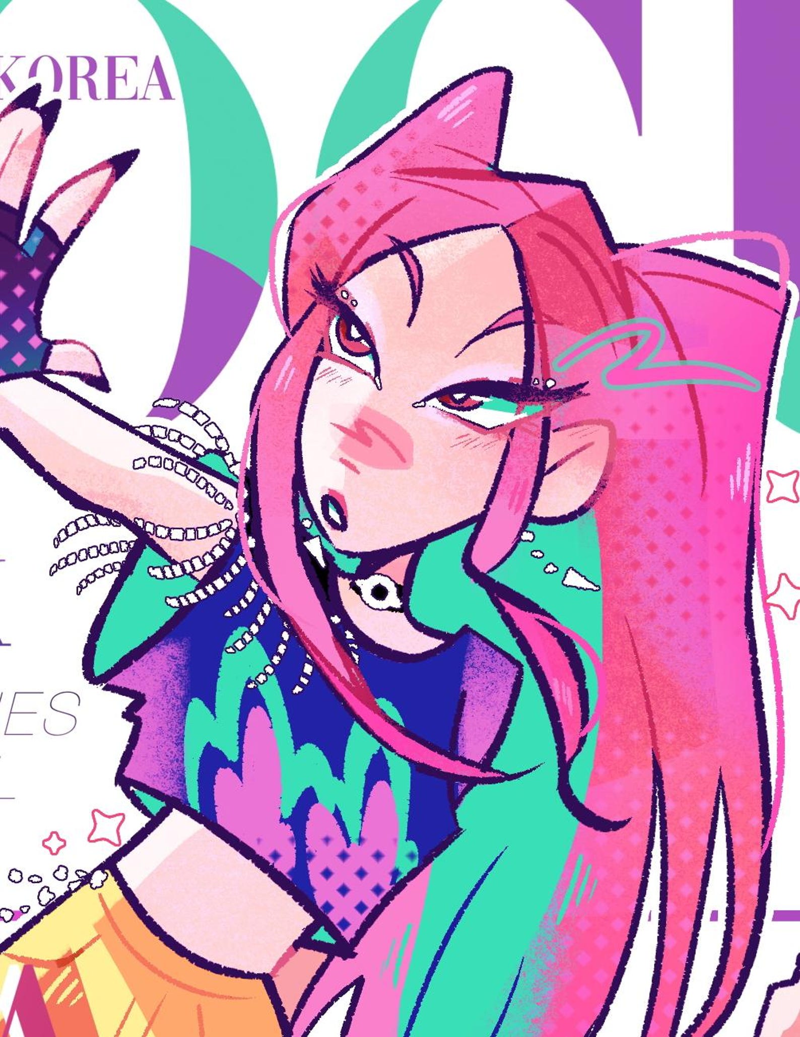 PREORDER!!! / Huntrix Print :)) - Etsy UK