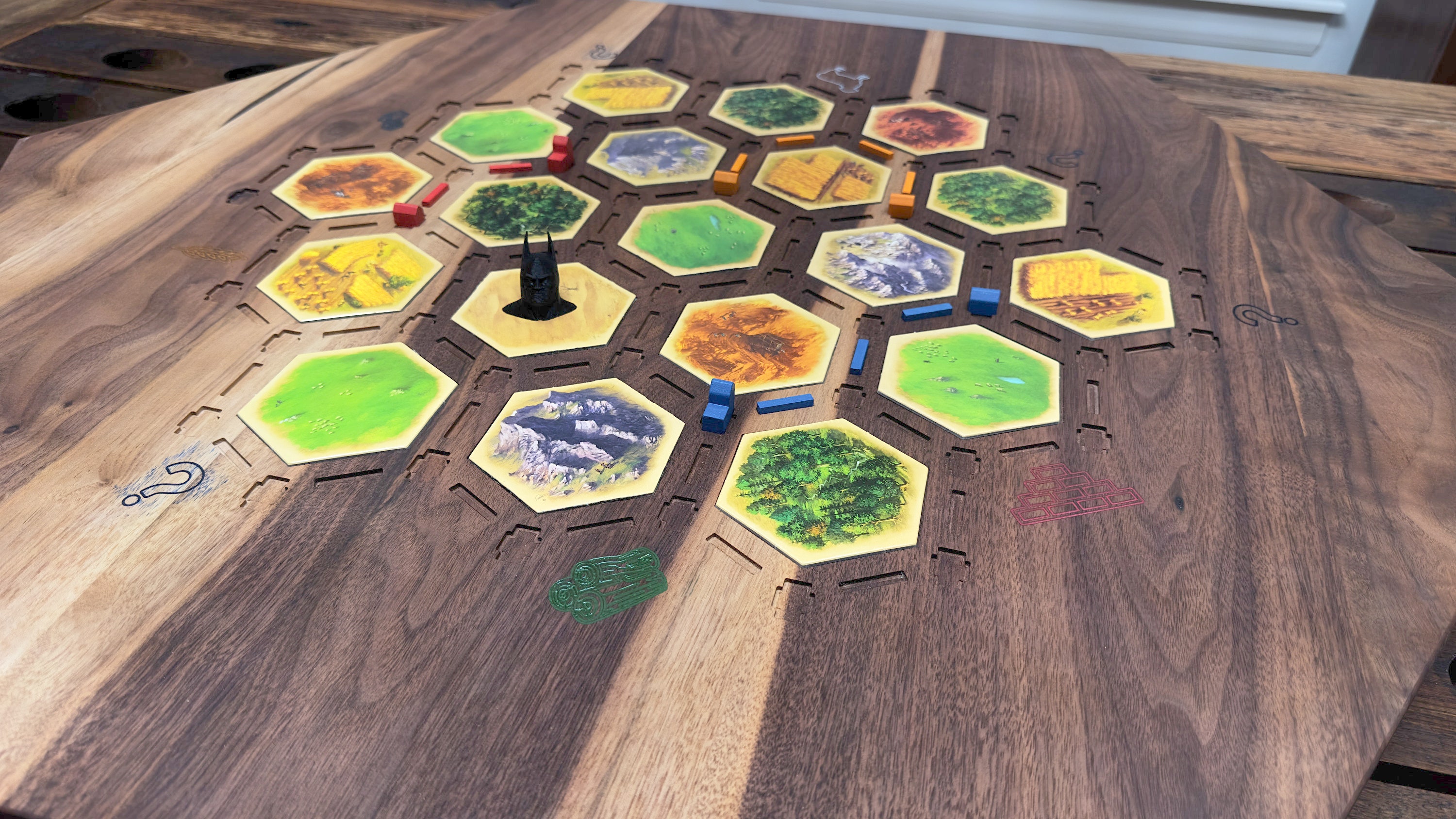 Custom Inset Settlers Game Board (wood) - Etsy
