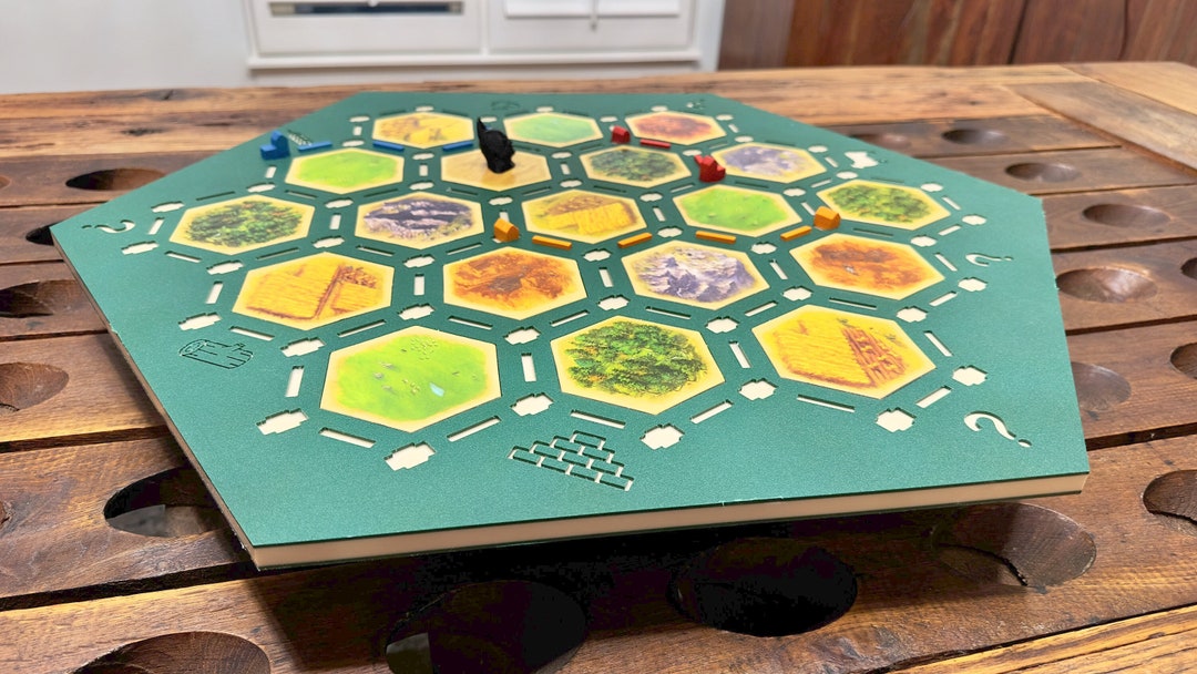 Custom Inset Settlers Game Board (plastic) - Etsy