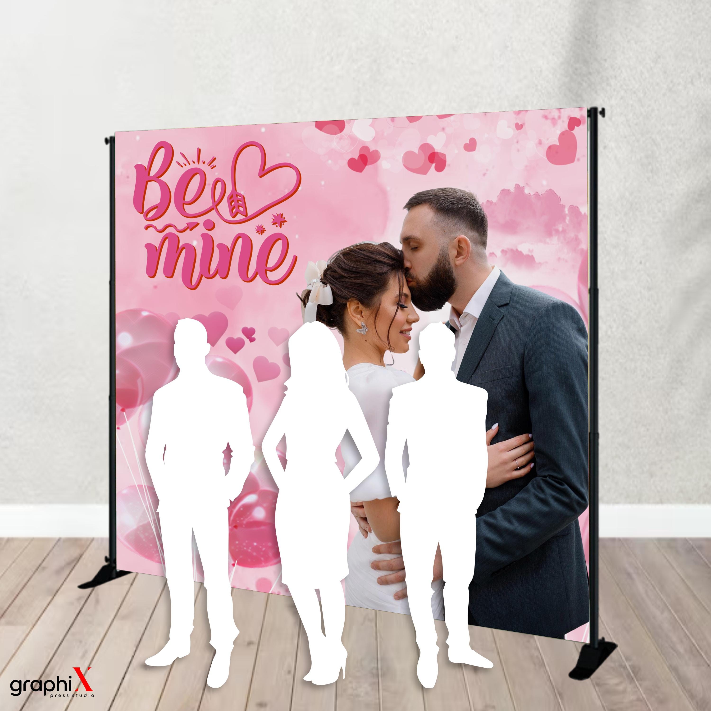 Custom Couple Photo Backdrop Wedding Backdrop Valentine Backdrop Party ...