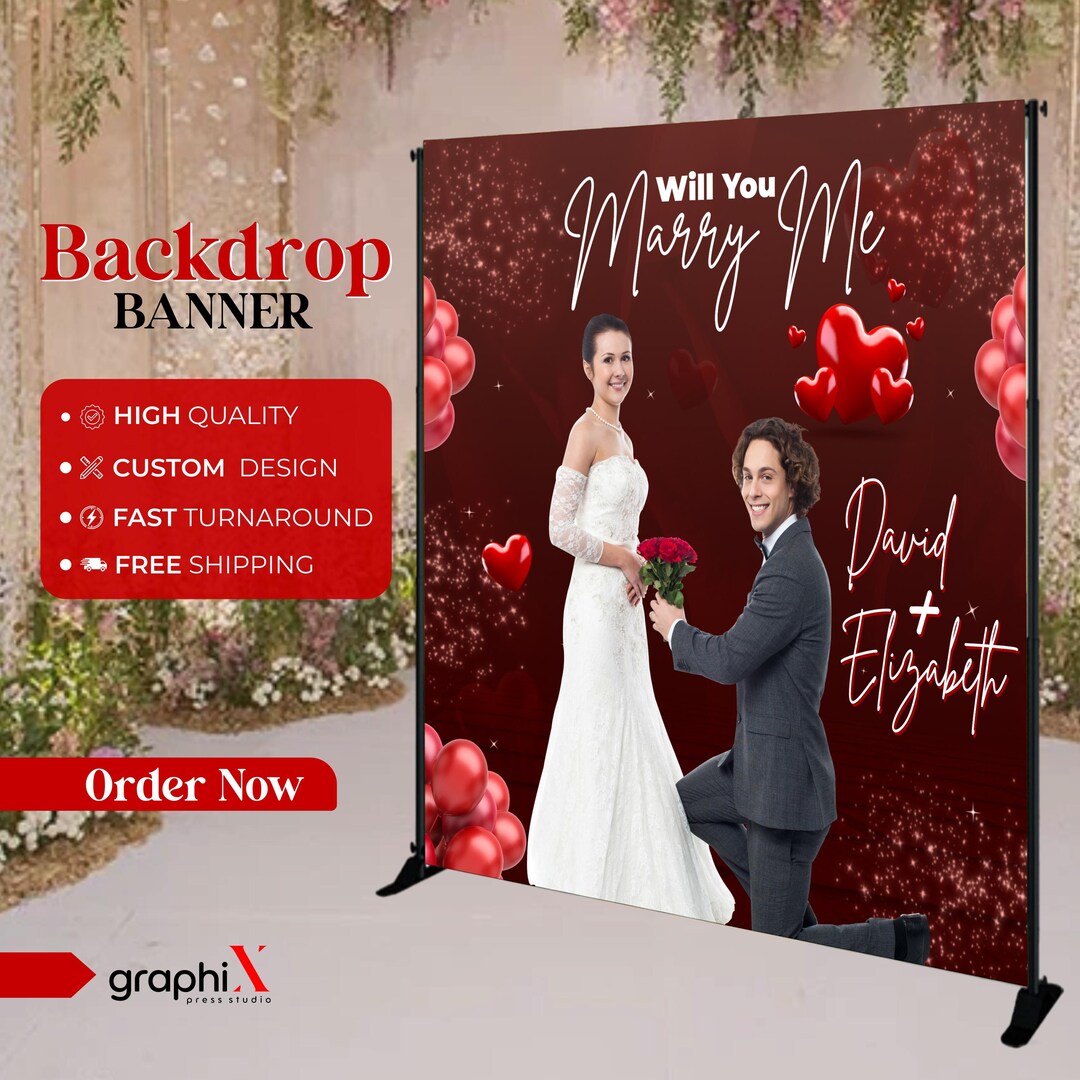 Custom Purpose Backdrop Banner Valentine Backdrop Photo Backdrop ...