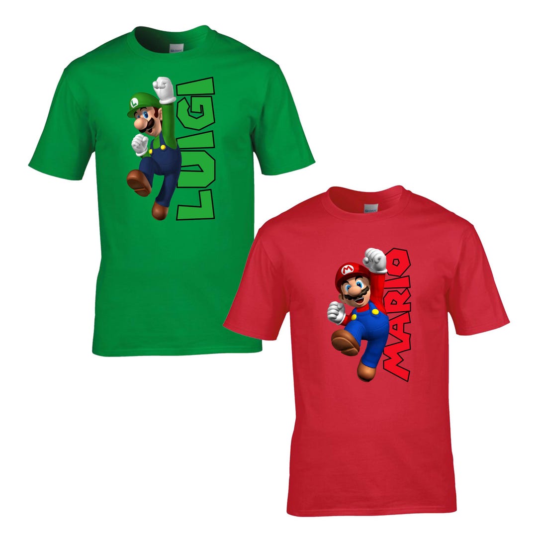 Super Mario and Luigi T-shirt, Mario and Luigi Shirt, Super Mario ...