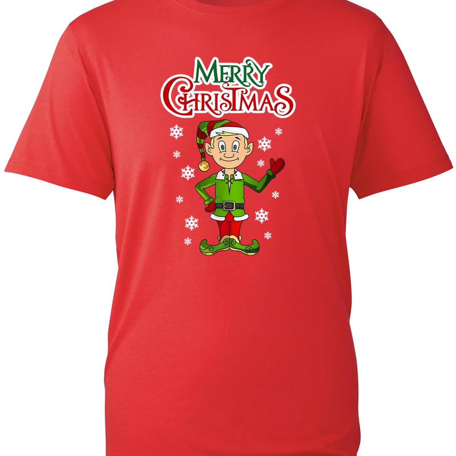 Christmas Elf T-Shirt,Merry Christmas Elf Shirt,Unisex Gifted Elf ,Elf ...