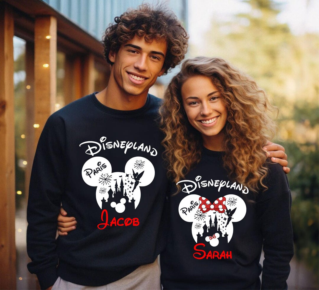 Personalised Disneyland Paris Family Jumper, Minnie Mickey Mouse ...