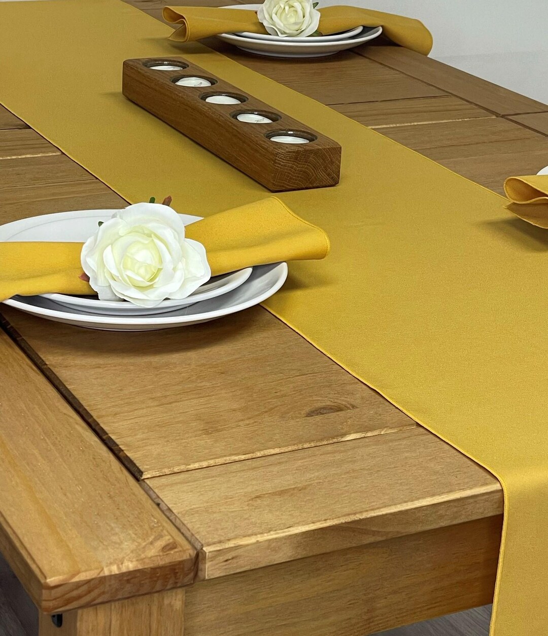 Mustard Table Runner - Etsy