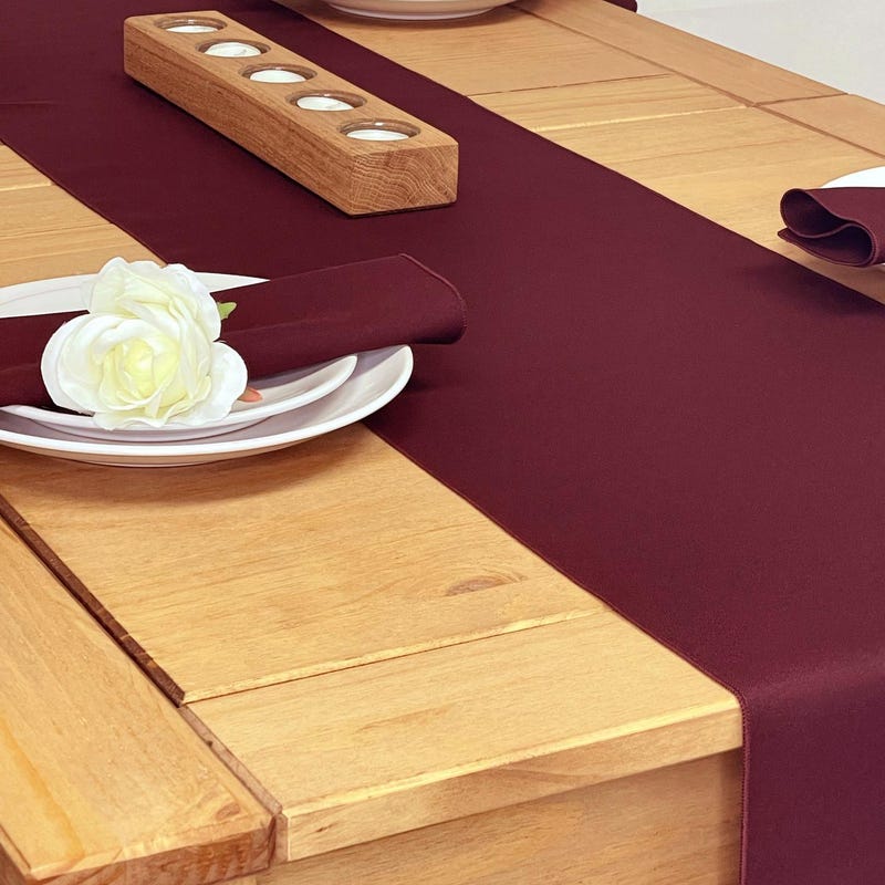 Dining Table Burgundy - Etsy UK