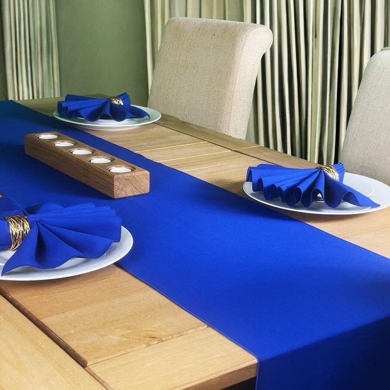Royal Blue Table Cloth - Etsy