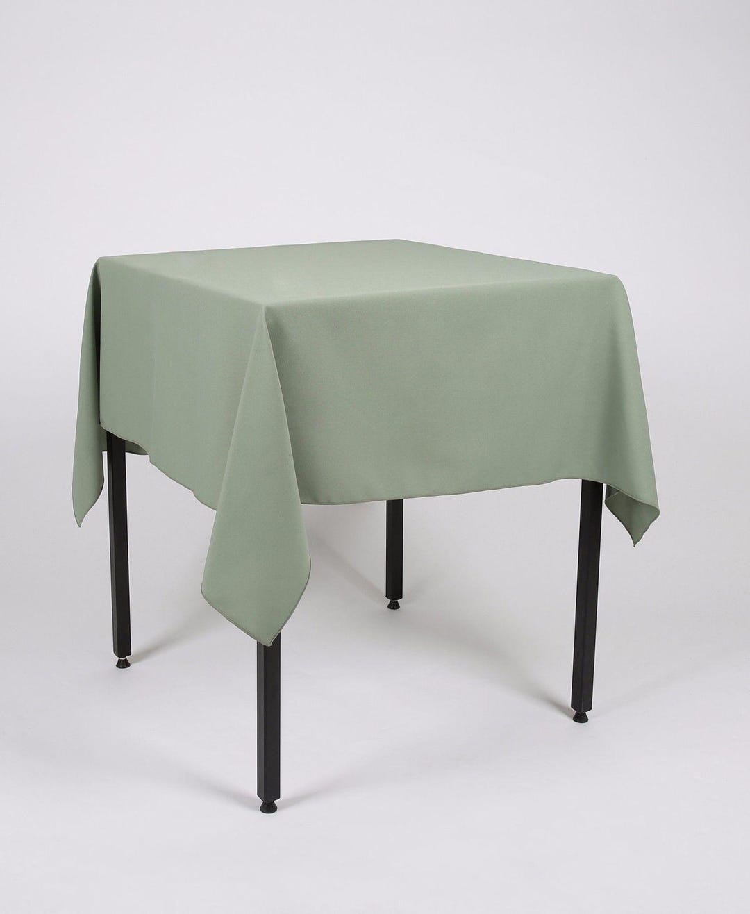 Small Square Tablecloth in Sage Green - Etsy