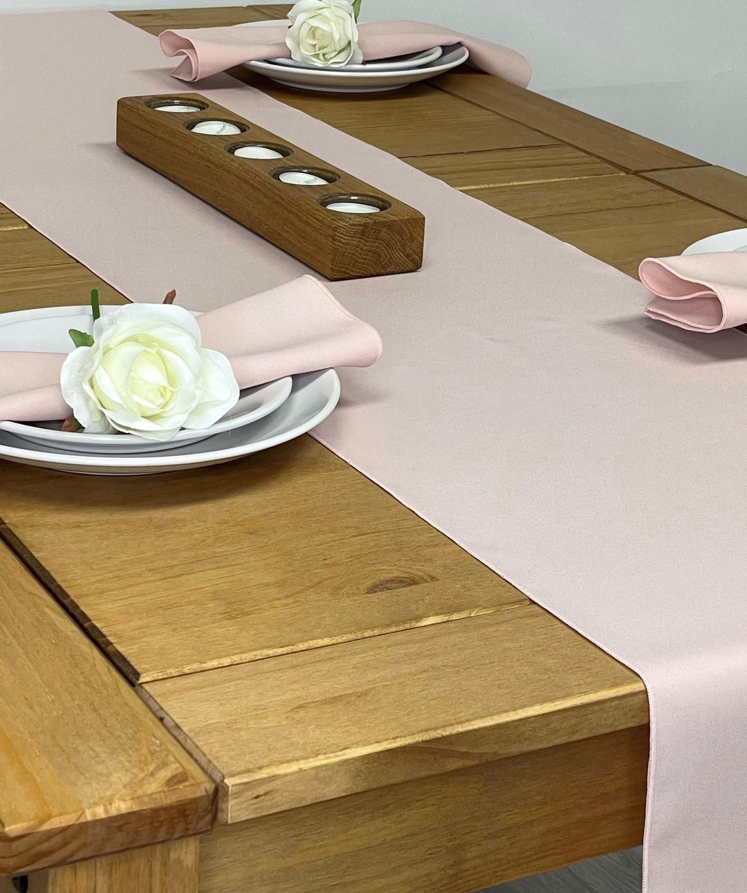 Blush Pink Table Runner - Etsy