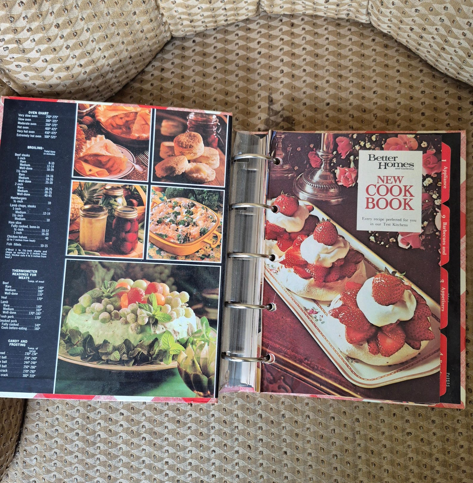 Better Homes and Gardens Cookbook Ring Bound Vintage New Cook Book ...