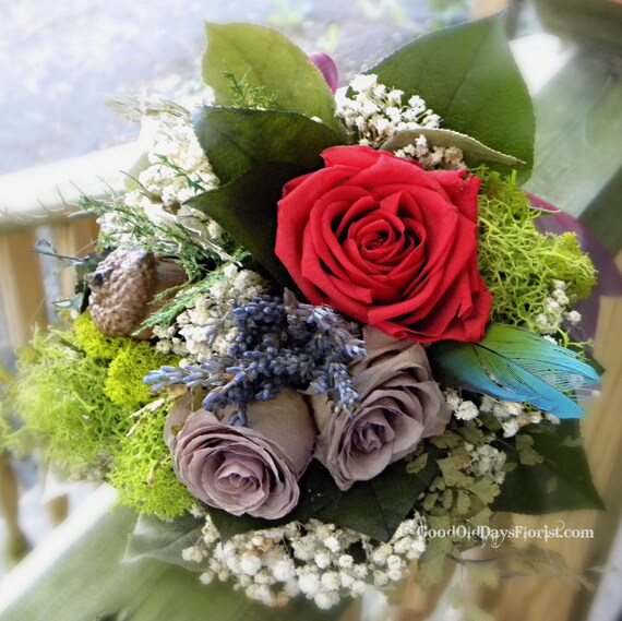 Happy Birthday Tussie Mussie Dried Flower Bouquet - Etsy