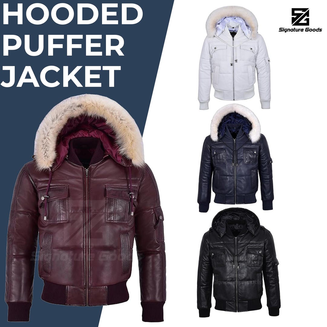 Mens Bomber Pilot 6 Fur Jacket Maroon/white/blue/black Genuine Leather ...