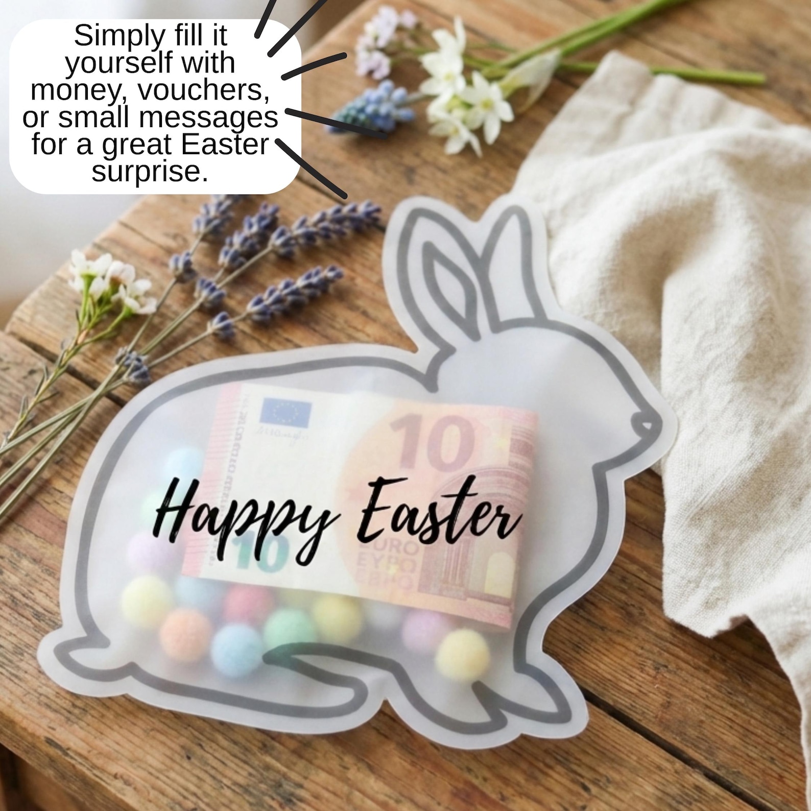 Shaker Card for Easter,money Gift Voucher Packaging Carrot/bunny/egg ...