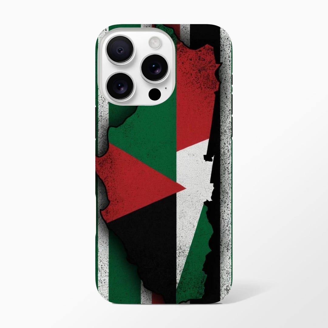 Palestine Phone Case Map of Palestine Design for iPhone & Samsung Tough ...