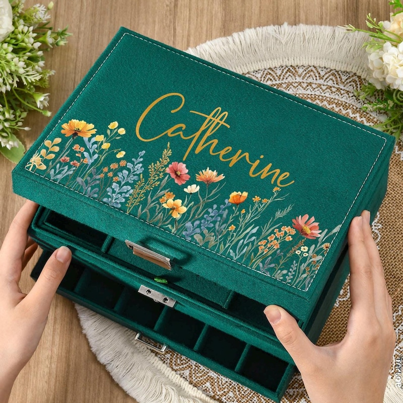 Ladies Jewelry Box - Etsy