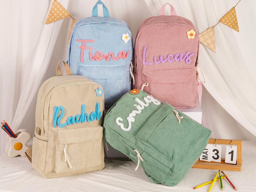 Custom Toddler Corduroy Backpacks Birthday Gift,custom Toddler Backpack ...