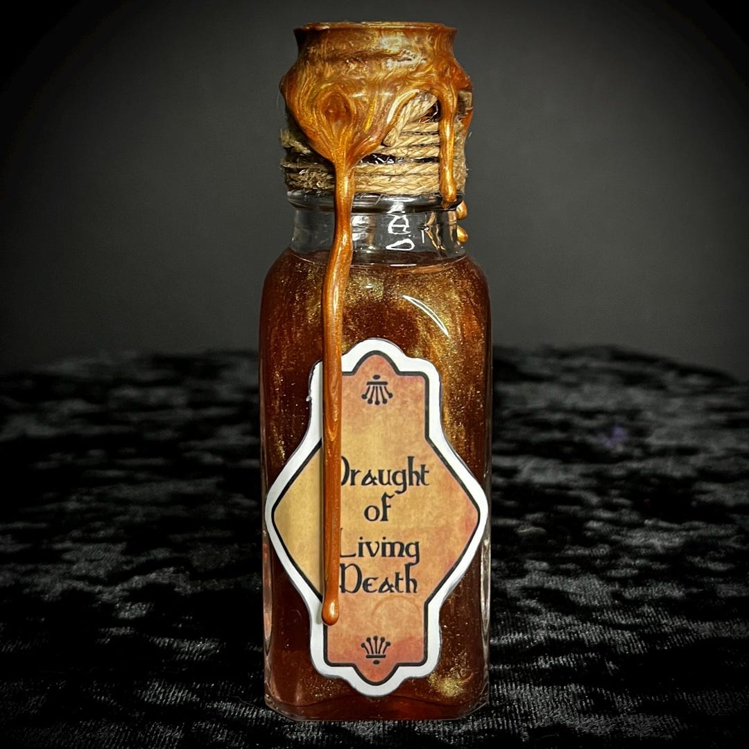 Decorative Potion - Draught of the Living Dead - Bronze/copper - Etsy