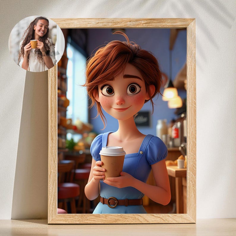 Custom Cartoon Animation, Personalized Children Portrait, Cartoon ...