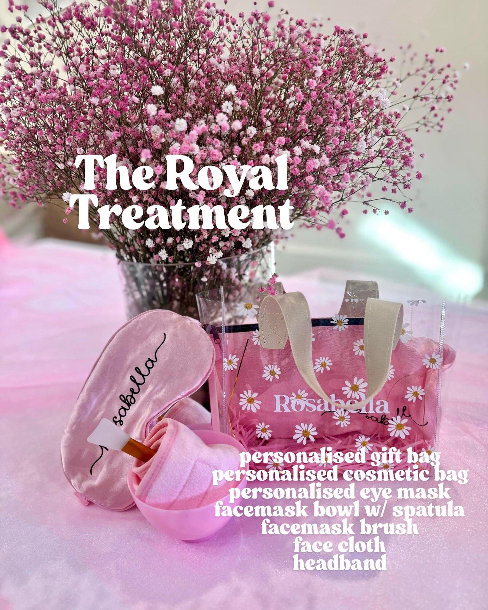 Girls Sleeopver Kit - Pamper Activity Kit for Pyjama Party Girl Night ...