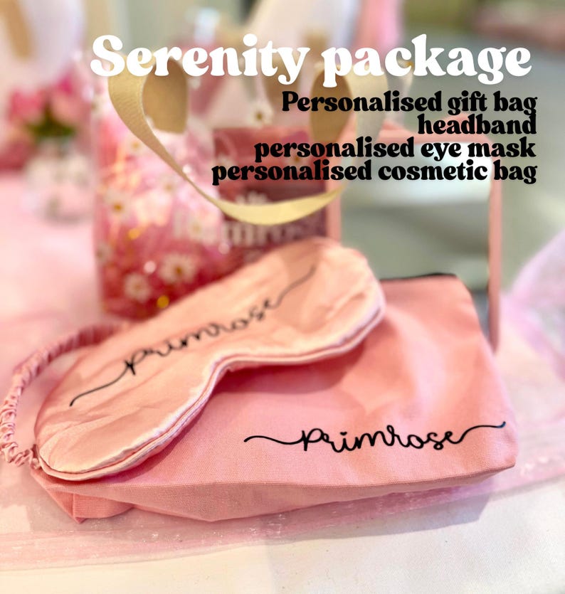 Personalised Sleepover Kit - Custom Slumber Party Favours, Girls Spa ...