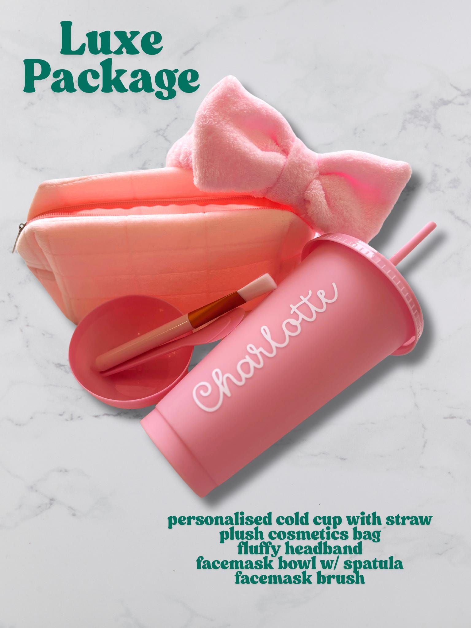 Personalised Slumber Party Favors — Girls Sleepover Spa Kit, Birthday ...