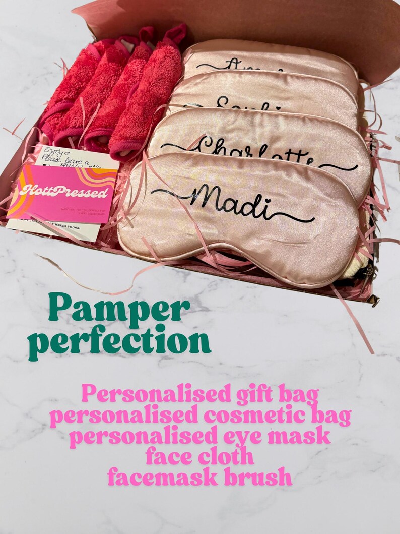 Girls Sleeopver Kit - Pamper Activity Kit for Pyjama Party Girl Night ...