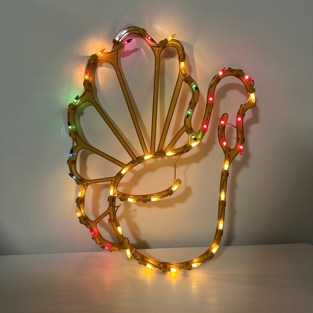 Lighted Ornamental Turkey String Lights 17.5” Indoor/outdoor ...