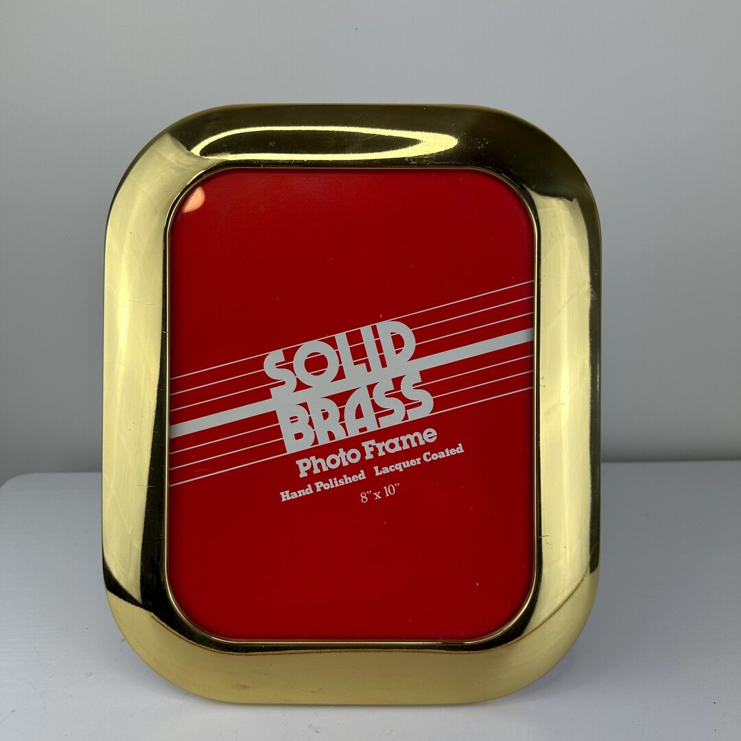 Vintage Solid Brass Photo Frame Picture Display 70s 80s Vibe - Etsy