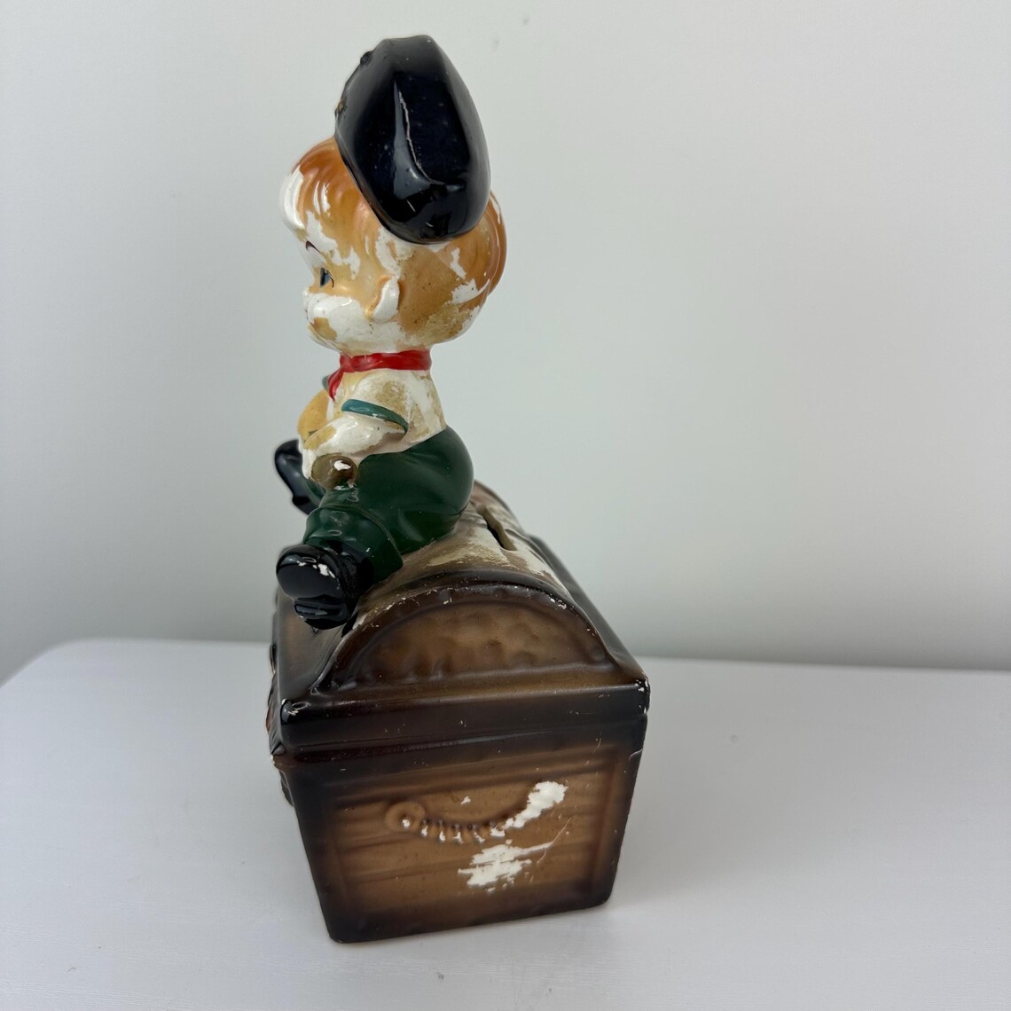 Vintage Pirate Boy Bank Treasure Chest Ceramic Japan MCM - Etsy
