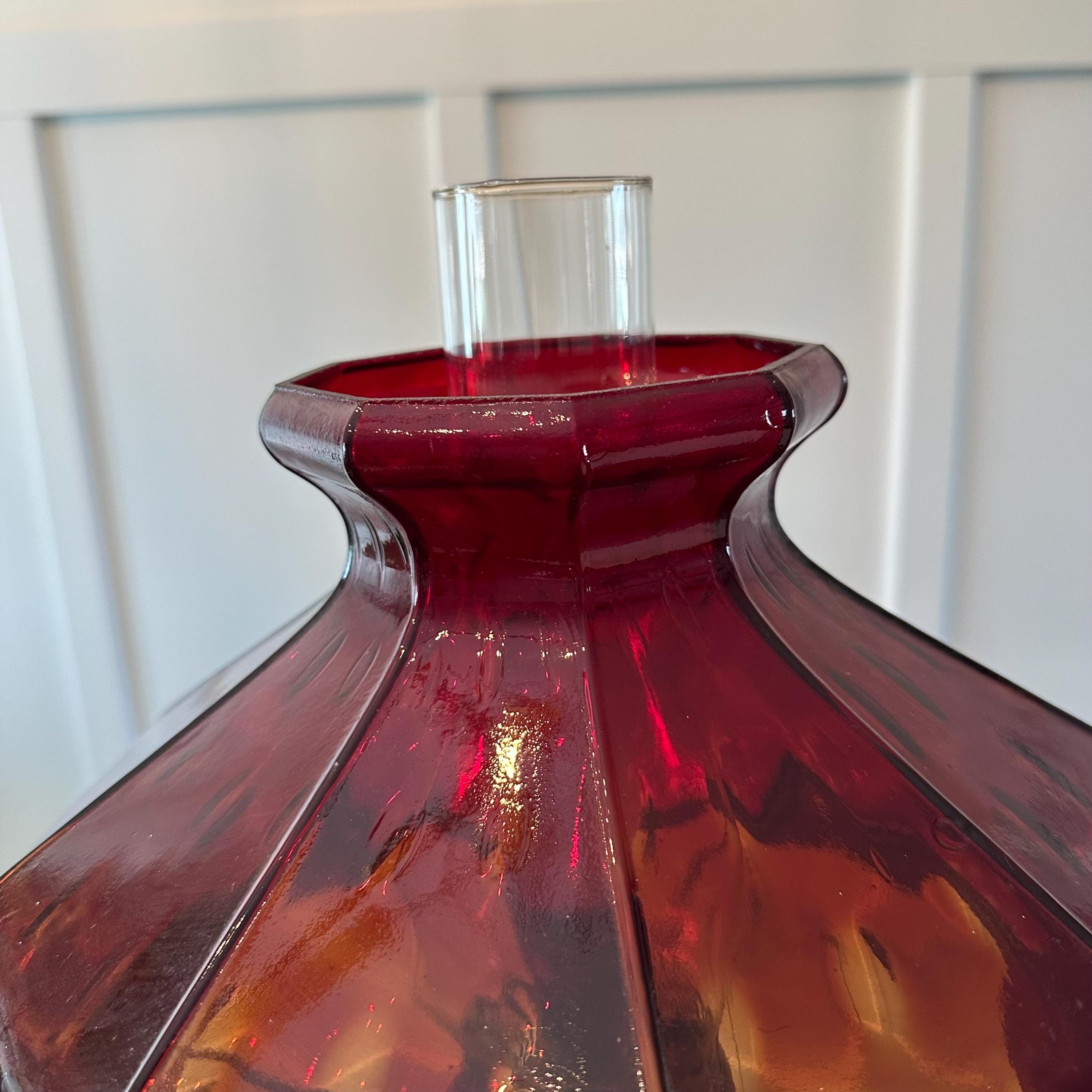 Antique RAYO Brass Oil Lamp Bubble Dot Glass Lamp Shade • Electrified ...