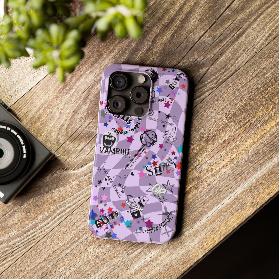 Slim Phone Cases With Olivia Rodrigo Inspired Design, GUTS and SOUR ...