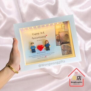 Mini Figures Frame | Shadow Box | Anniversary | Birthday | Valentines ...