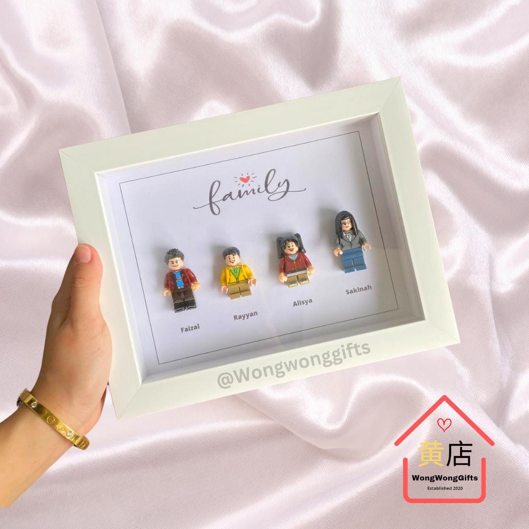 Mini Figures Frame | Shadow Box | Anniversary | Birthday | Valentines ...