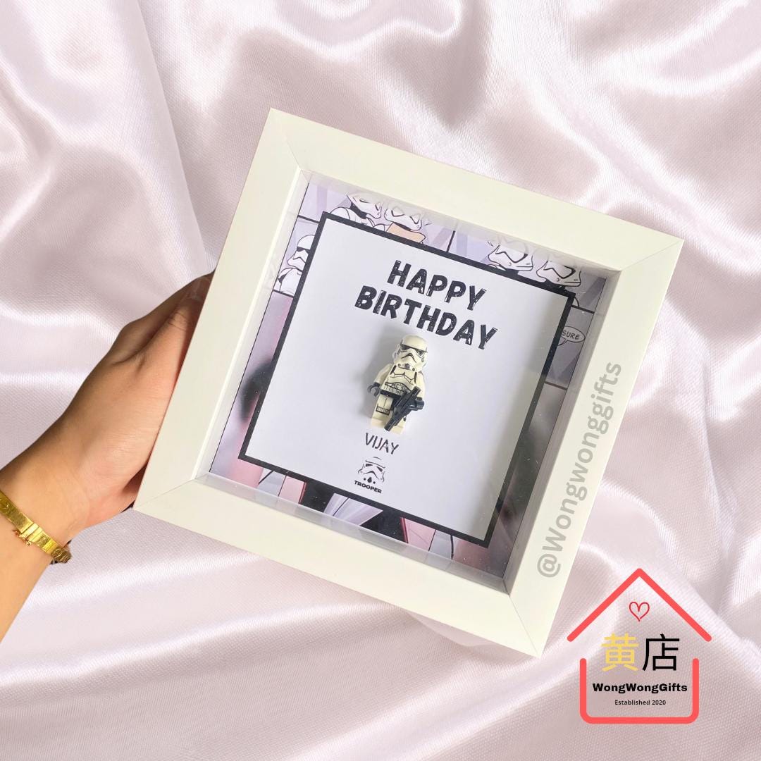 Mini Figures Frame | Shadow Box | Anniversary | Birthday | Valentines ...