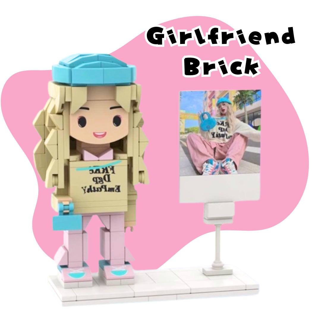 Custom Full-body Brick Figure, Personalized One-person Block Toy, Small ...
