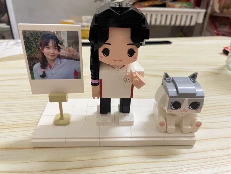 Custom Lego Block Minifigurines With Pets - Personalized Gifts Dog ...