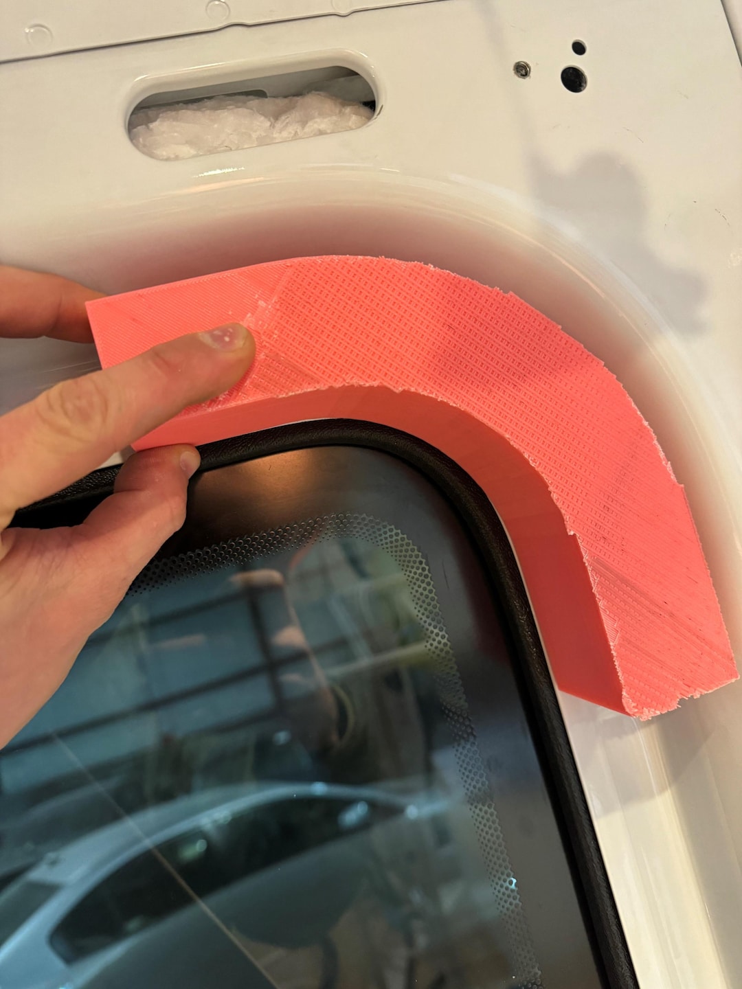 Custom 3D Printed Window Corners for Sprinter Vans – Curved Window Trim ...