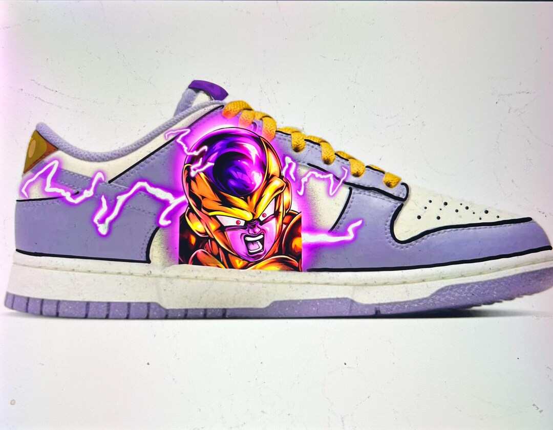 Custom Nike Dunk – Frieza & Golden Frieza Theme – One of a Kind - Etsy