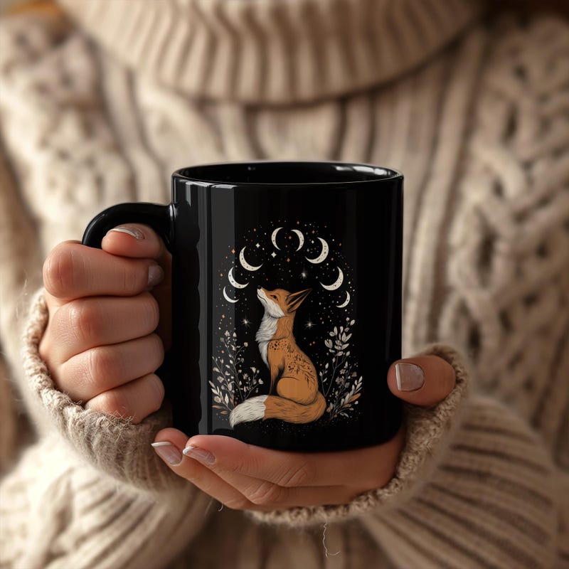Fox Mug - Etsy