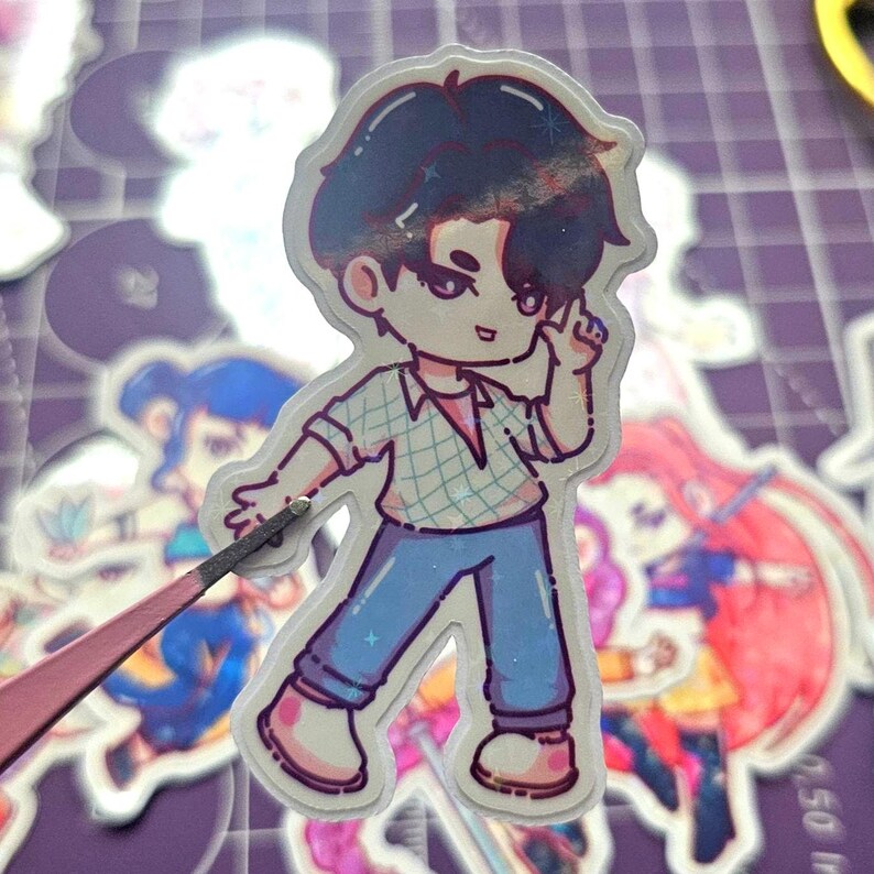 Kpop Demon Hunters Huntrix Hand Drawn Sticker Pack Collection - Etsy