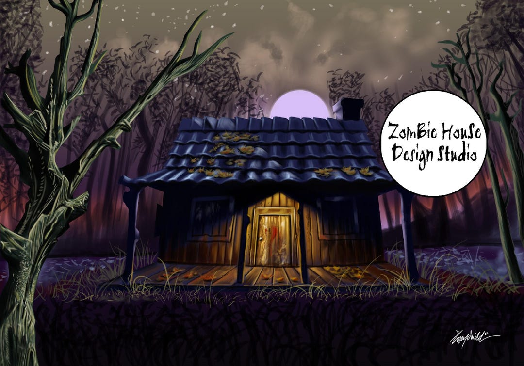 Evil Dead | Evil Dead Print | Knowby Cabin | Murder House | Haunted ...
