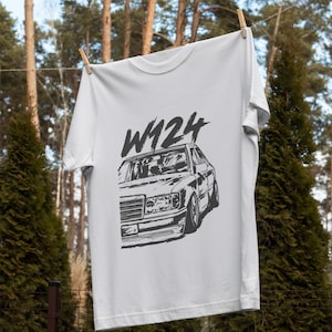 Mercedes-benz W124 Vintage T-shirt Comfortable & Stylish Design for ...